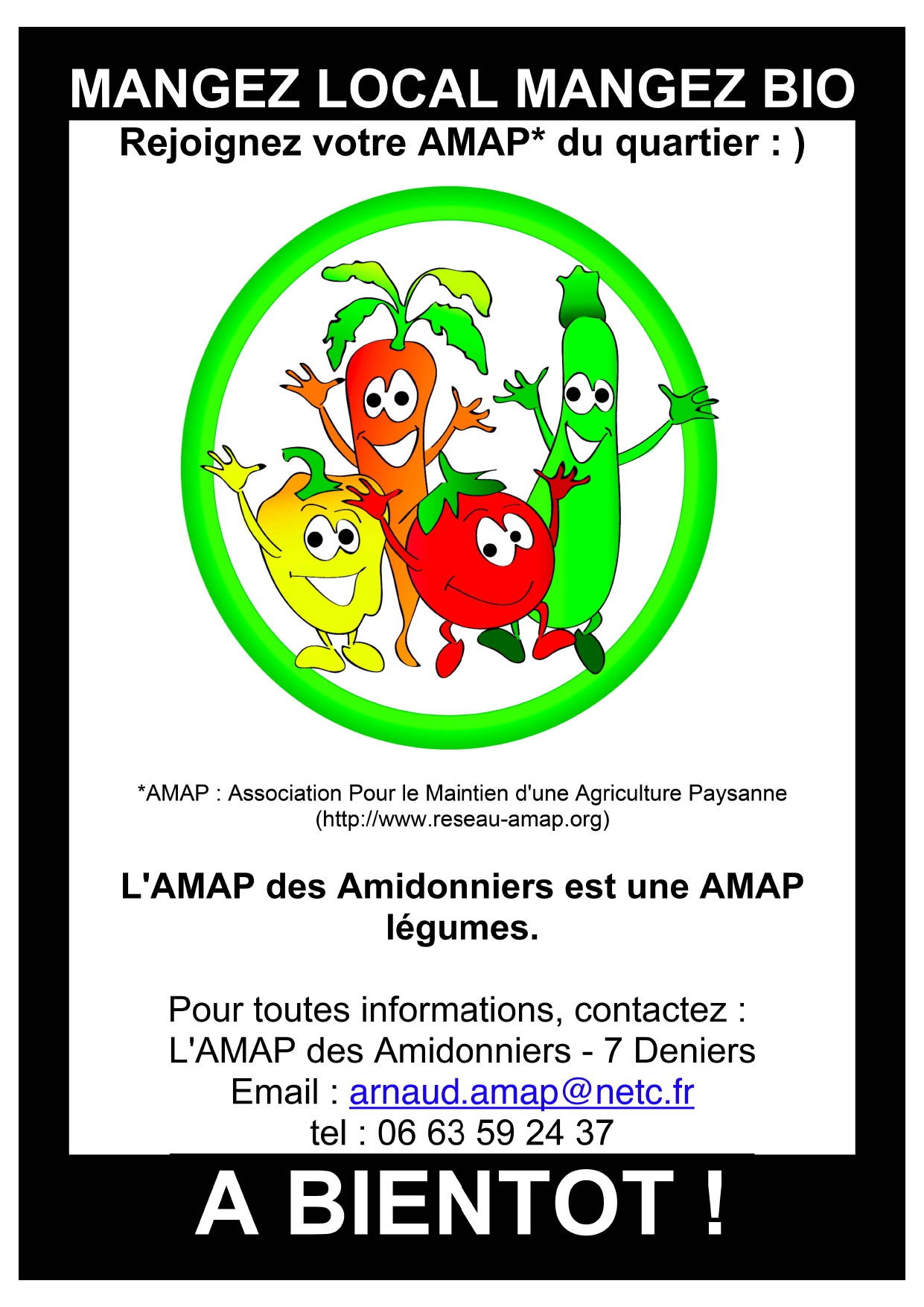 Rejoignez l'AMAP en 2023 - MJC Ponts Jumeaux
